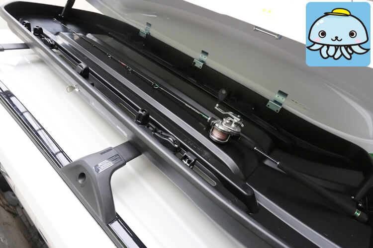 レビュー INNO ルーフボックス BRQ55 ワンピースロッドは載せれるか？ ｜つり具買取ドットJP